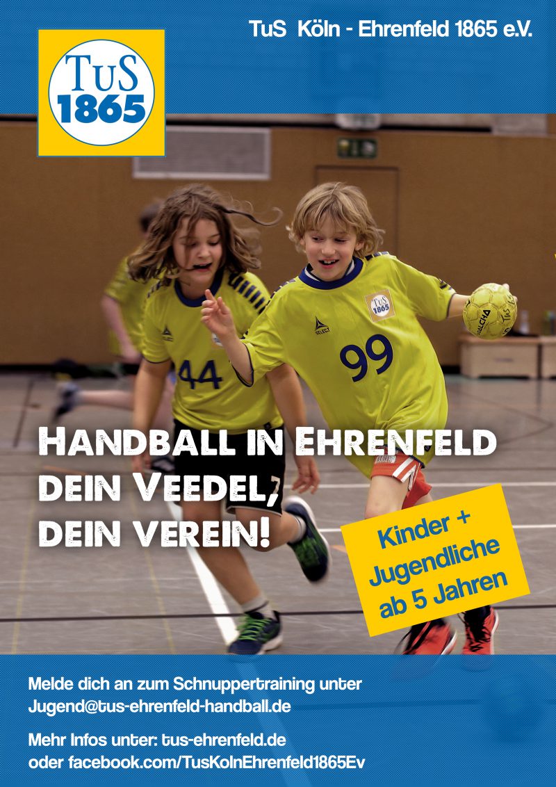 Die Handball Jugendabteilung freut sich auf interessierten Nachwuchs ...